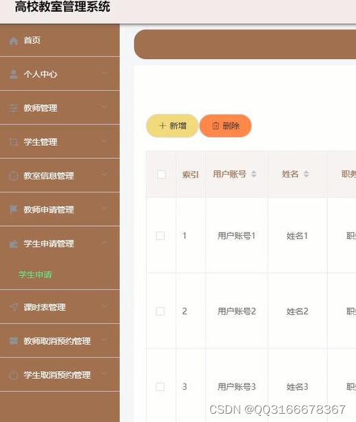Vueelementuinodejs高校教室管理系统 前后端分离 附源码毕业设计前端技术在教务系统的运用 Csdn博客