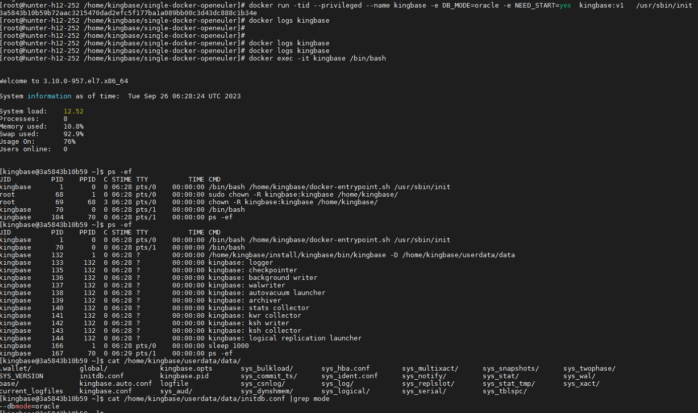 Kingbase之导入docker镜像_linux docker版本kingbase-CSDN博客