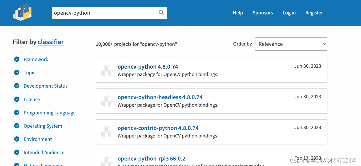 pip安装opencv-python不成功_pip3 install opencv-python==3.4.0.14 安装失败-CSDN博客