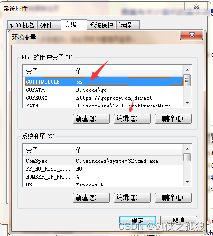 warning: go env -w GO111MODULE=... does not override conflicting OS environment variable-CSDN博客