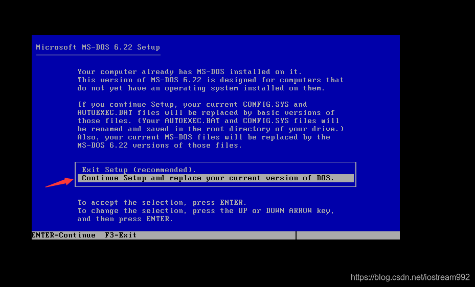 MS-DOS 6.22的安装_dos6.22 csdn-CSDN博客