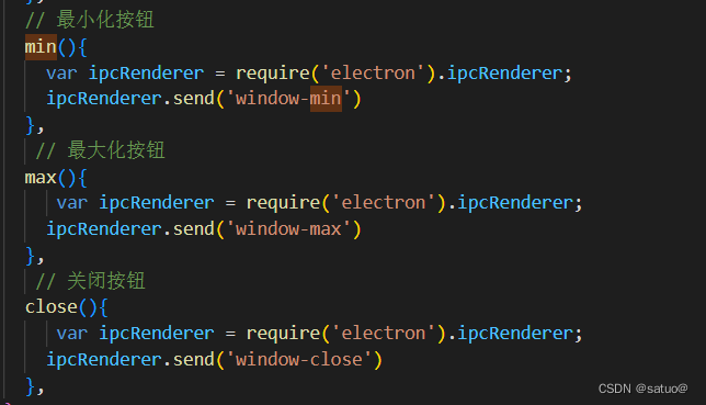 vue+electron打包应用程序中单击按钮实现最小化、最大化、关闭效果，解决报错__dirname is not defined_electron用户点击某个按钮最小化窗体失效-CSDN博客