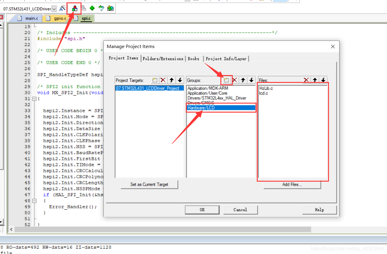 STM32CubeMX基础例程（小熊派）：07.SPI驱动LCD屏幕_stm32 spi2 spi屏-CSDN博客