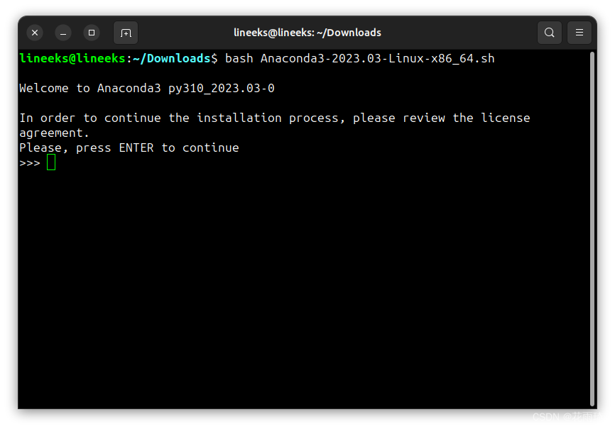 在Linux Ubuntu系统下安装Anaconda3 (Python 3)_ubuntu anaconda python3-CSDN博客