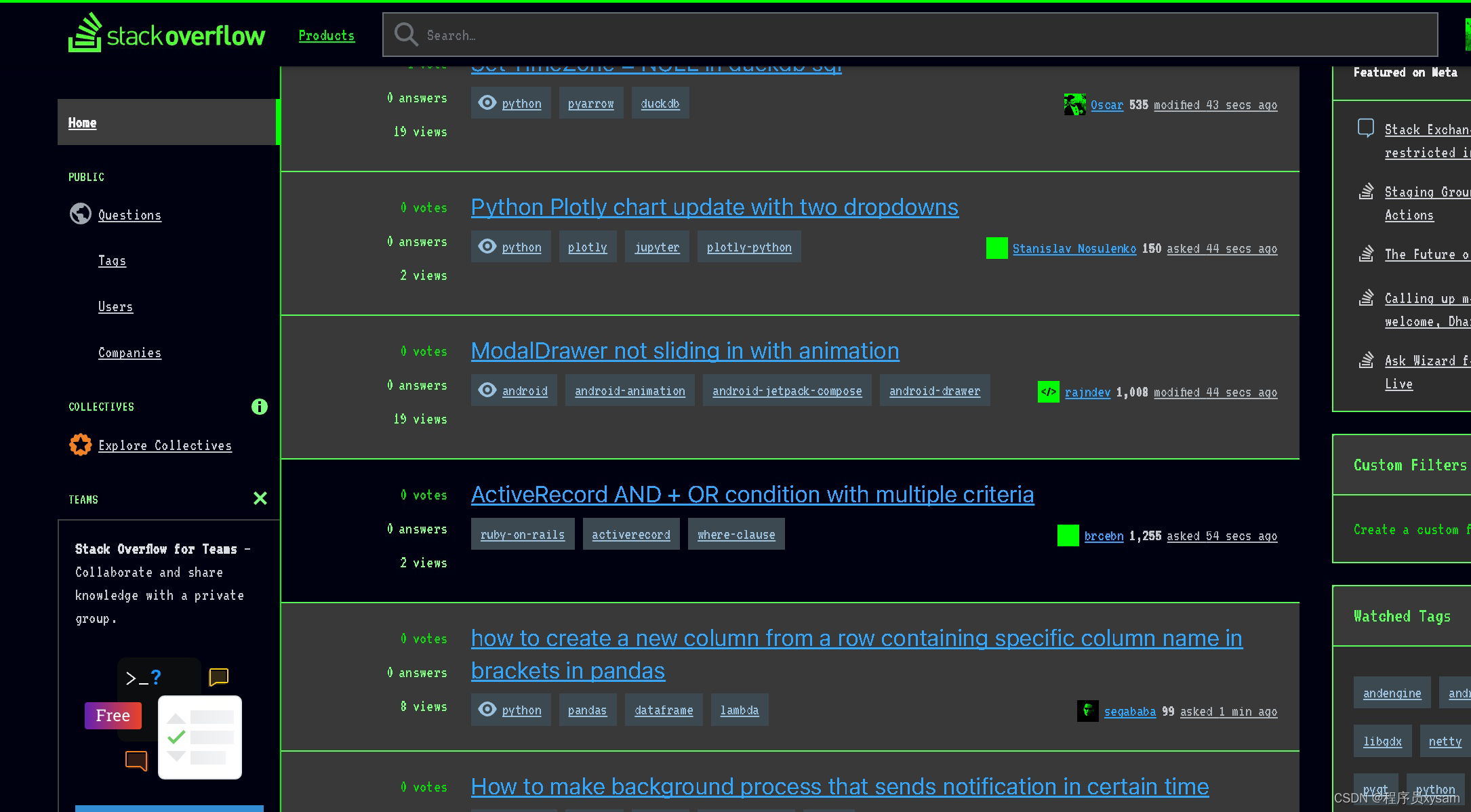stackoverflow 瞎眼 模式，你中招了么？_黑客装b图片-CSDN博客