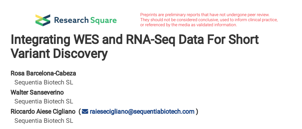 文献解读-多组学-第十八期|《整合 WES 和 RNA-Seq 数据以进行短变异发现》-CSDN博客