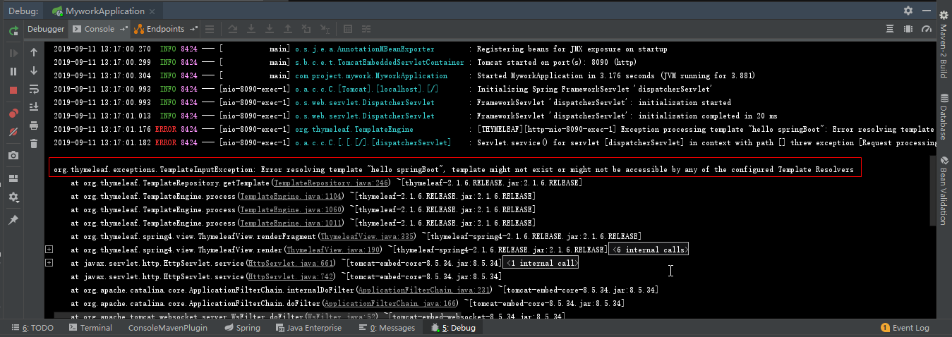 启动报错“org.thymeleaf.exceptions.TemplateInputException: Error resolving template ...” 的解决方案-CSDN博客