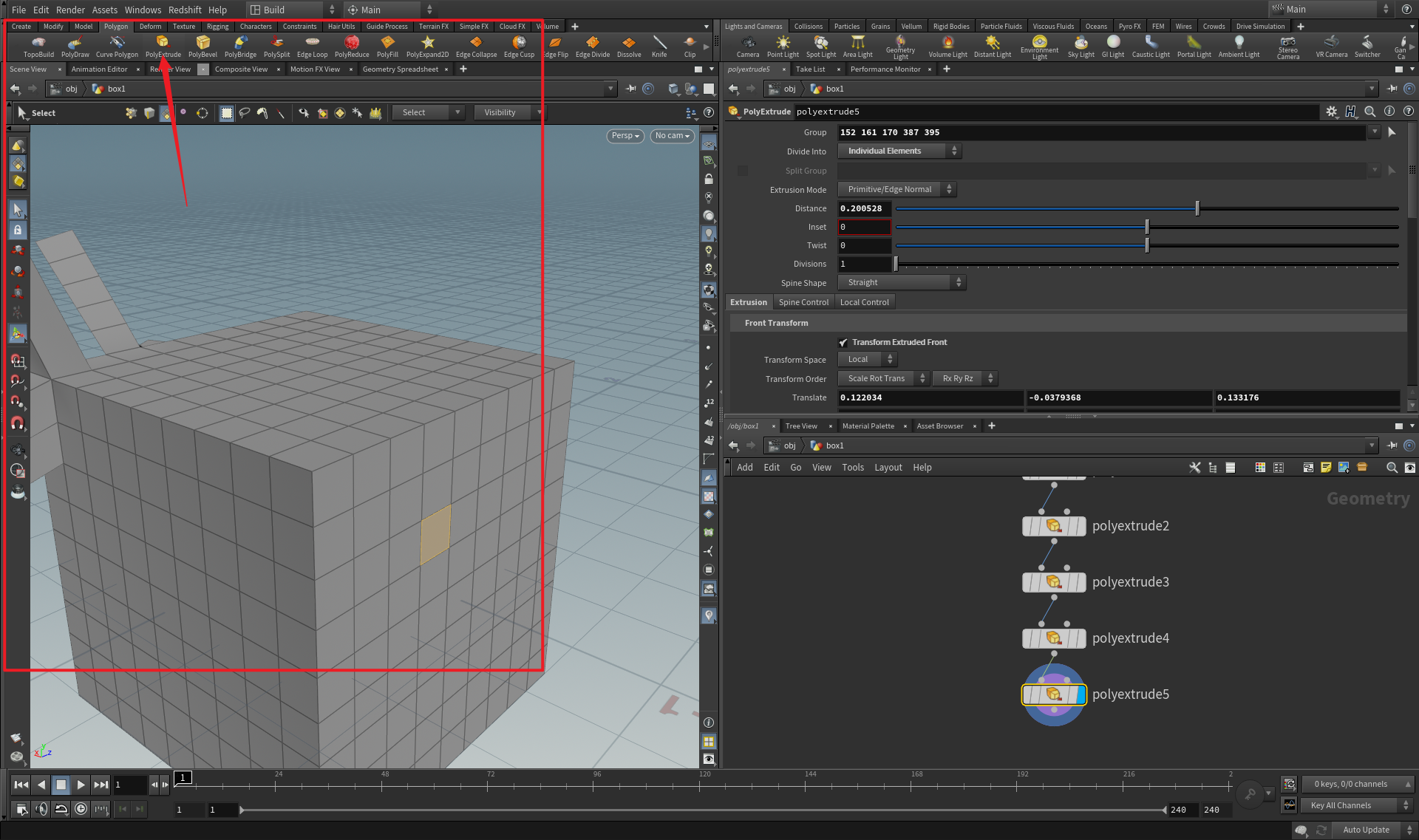 Houdini polyextrude讲解-CSDN博客