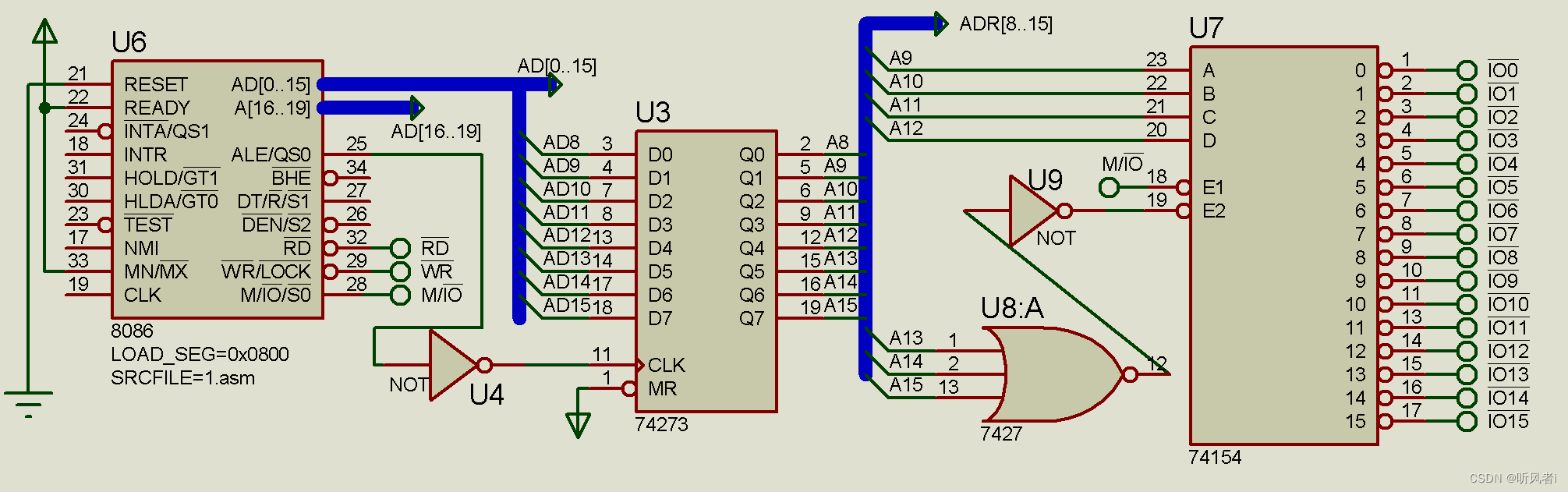proteus数模转换器DAC0832的应用-CSDN博客