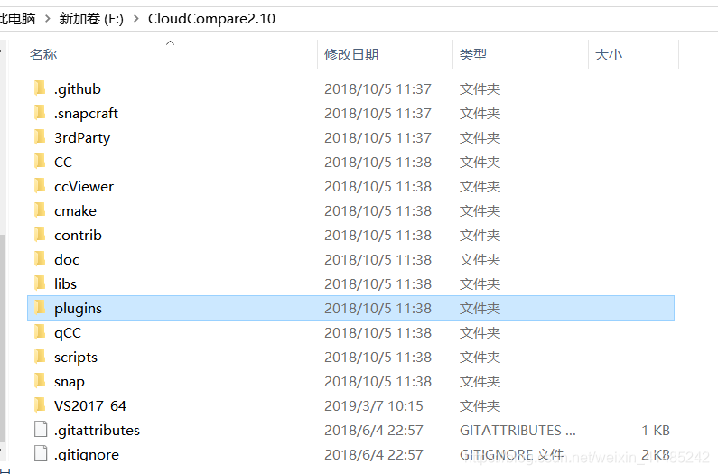 CloudCompare2.10 + VS2017 新建插件_cloudcompare c#-CSDN博客