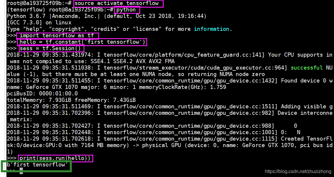 ubuntu系统，anacounda3（python3）下安装tensorflow-CSDN博客