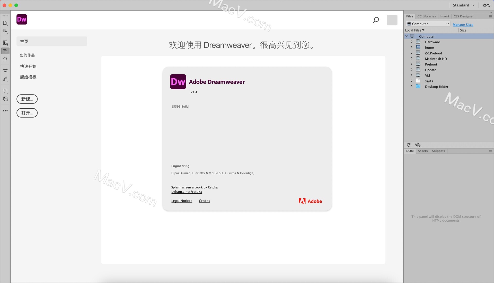 Dreamweaver 2021 for Mac(dw 2021)v21.4中文版_dreamweaver 21.4汉化-CSDN博客