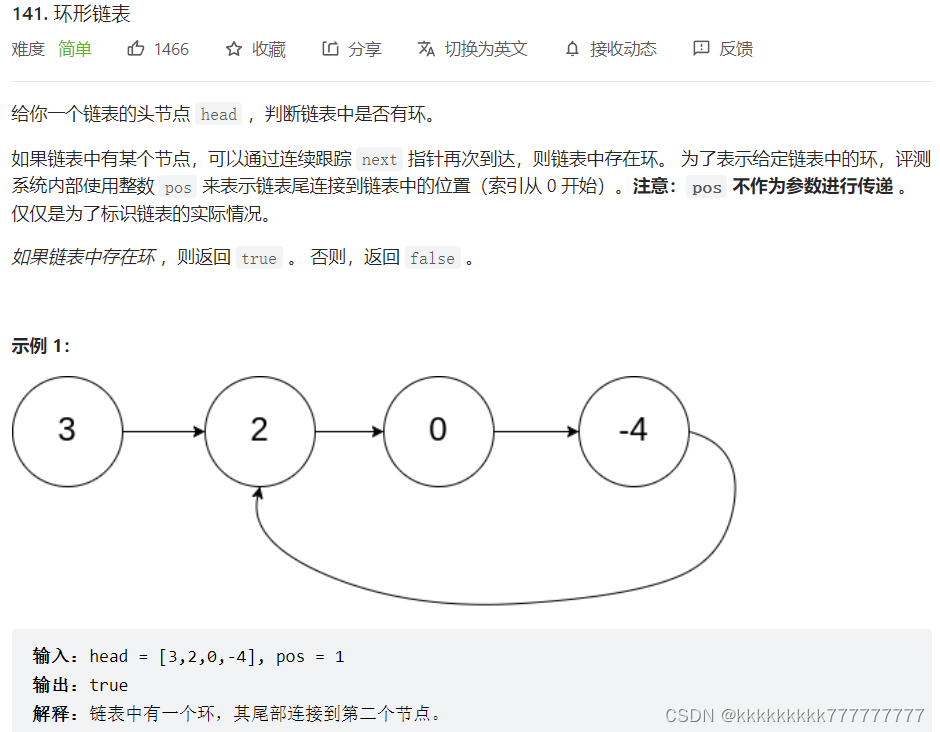 Leetcode 打卡 Day 52 —— 环形链表type Int As Type Listnode Csdn博客