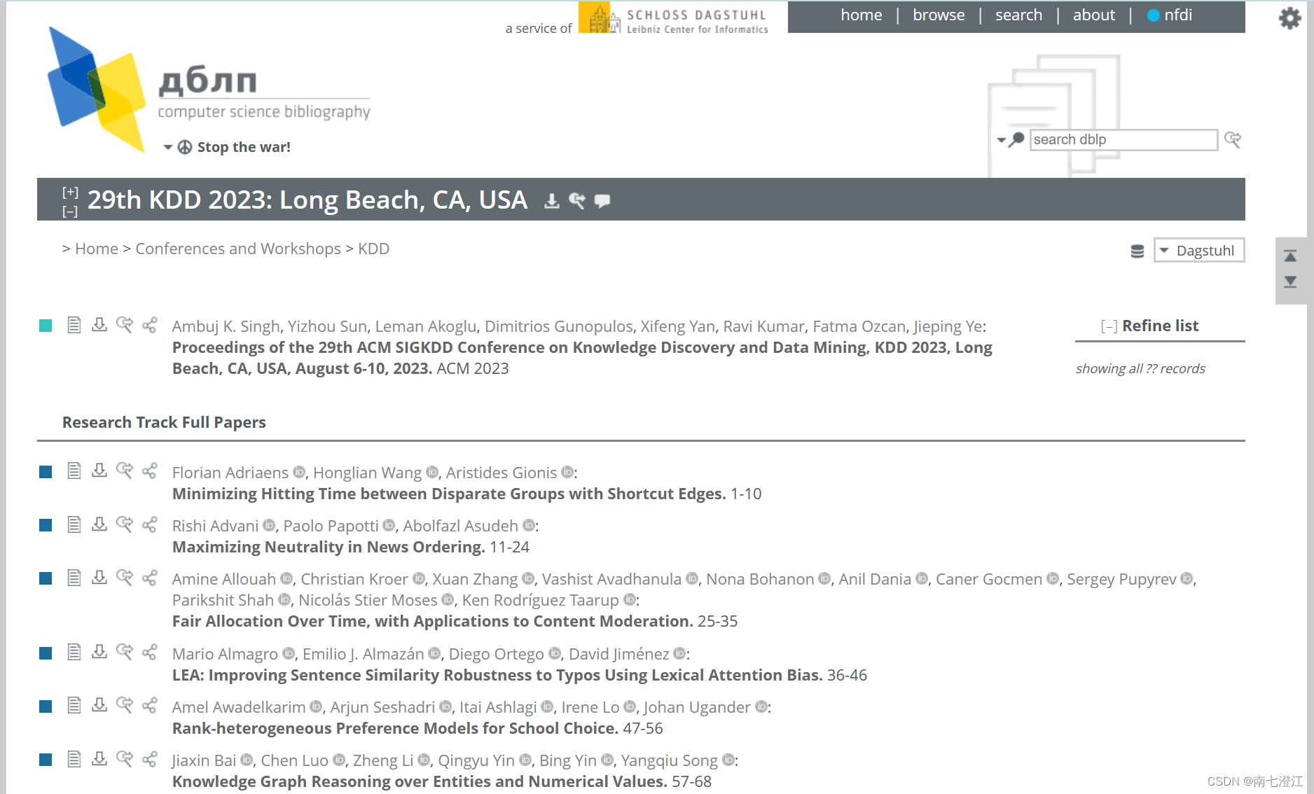 python爬虫：通过DBLP数据库获取数据挖掘顶会KDD在2023年的论文收录和相关作者信息_爬虫爬取dblp-CSDN博客
