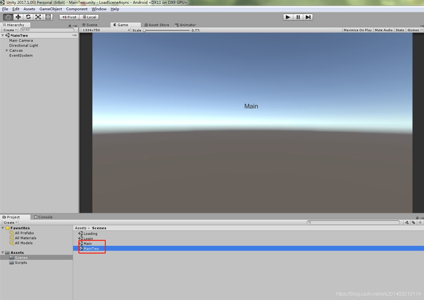 Unity异步加载场景带进度条显示（一）_scenemanager.loadsceneasync 进度条-CSDN博客