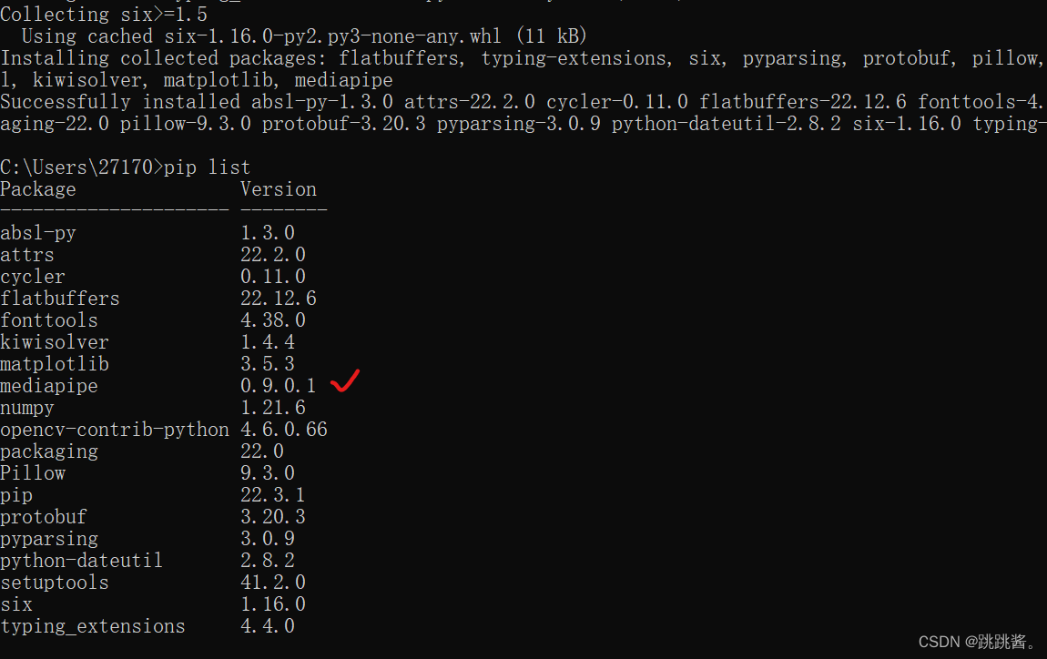 pip安装mediapipe报错_mediapipe安装失败-CSDN博客