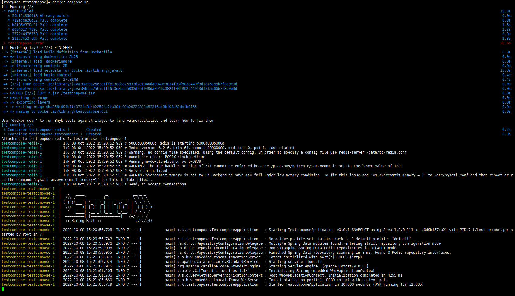 使用docker Compose发布springboot项目 Docker Compose部署springboot Csdn博客