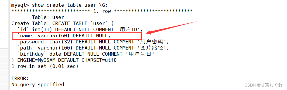 Mysql数据库 表的操作mysql怎么使用表 Csdn博客