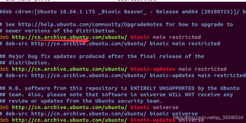 Ubuntu更新报错: 无法下载 http://cn.mirrors.ustc.edu.cn/ubuntu/dists/bionic/InRelease 连接失败BUNTU-CSDN博客