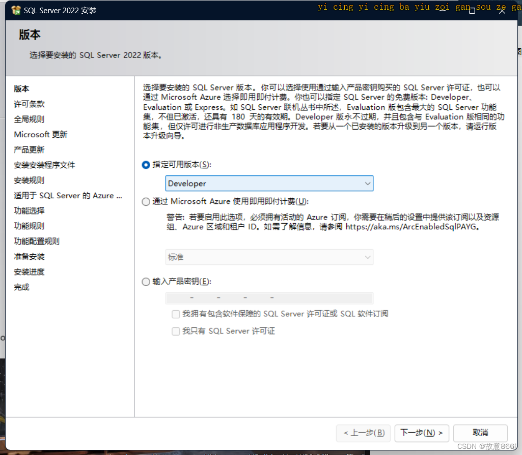 安装SQL Server 2022 Developer（保姆教程）-CSDN博客