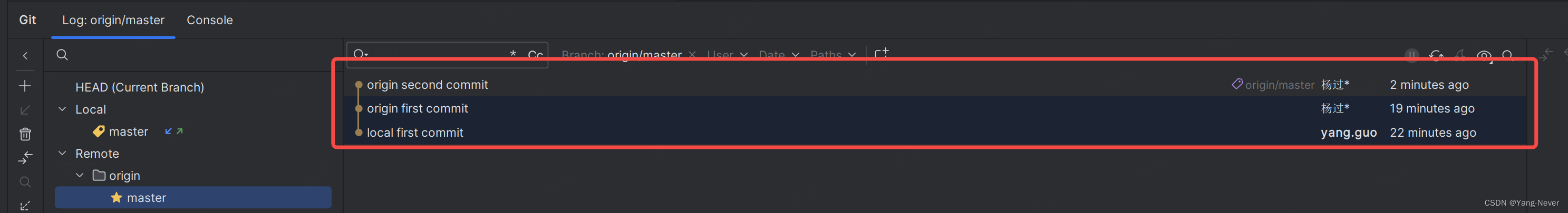 Git-＞git pull 和 git pull --rebase的详解-CSDN博客