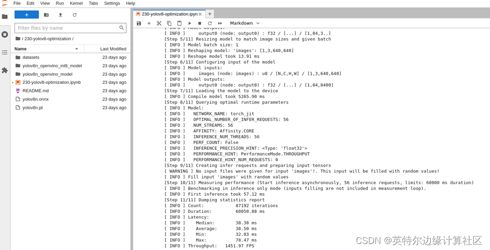 如何用OpenVINO™让YOLOv8获得1000+ FPS性能？_pytorch yolo8 openvino 发现目标-CSDN博客