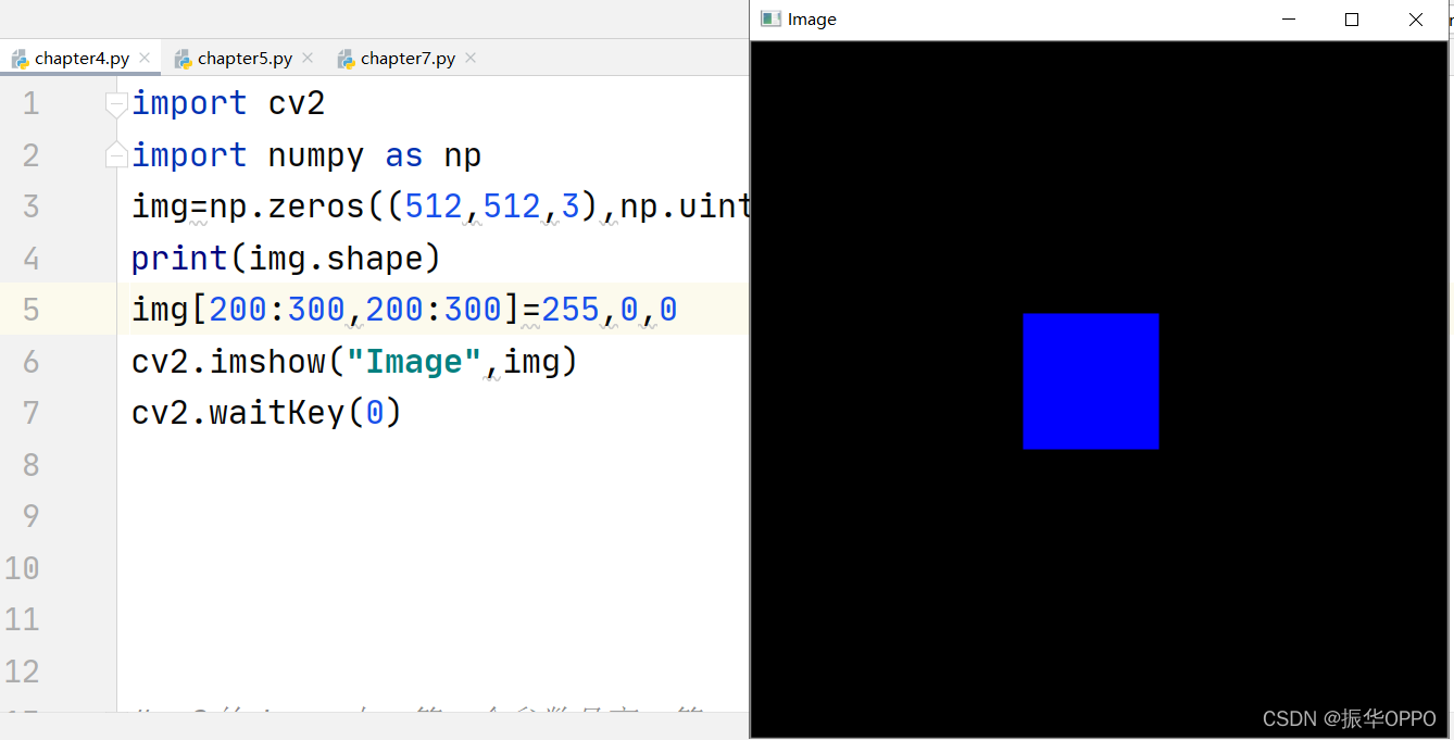 3h精通OpenCV（四）-绘制形状与文本_np.zeros((512,512,3), np.uint8)-CSDN博客