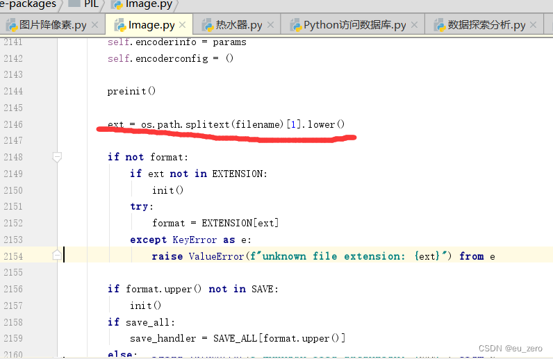 PIL save()报错ValueError: unknown file extension: debug日志_python_eu_zero ...