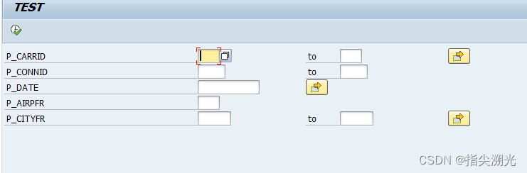 ABAP SELECT-OPTIONS 条件功能-CSDN博客