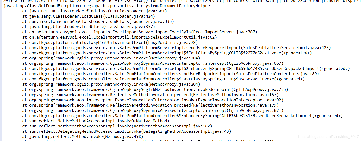 easypoi 导入报错 java.lang.ClassNotFoundException，怎么解决？_java.lang.classnotfoundexception: cn ...