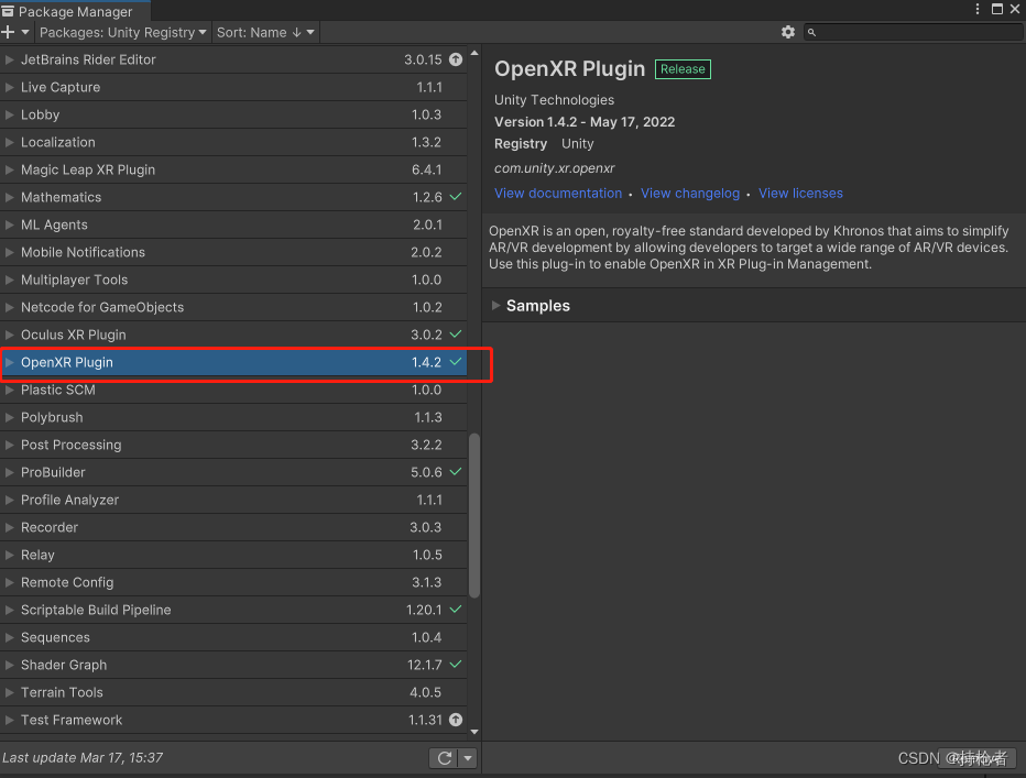 Unity Openxr导致导致程序崩溃的一种可能unity 运行xr加载失败 Csdn博客 