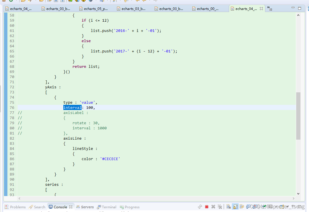echarts xAxis/yAxis interval-CSDN博客