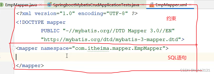 【JavaWeb】xml映射文件-CSDN博客