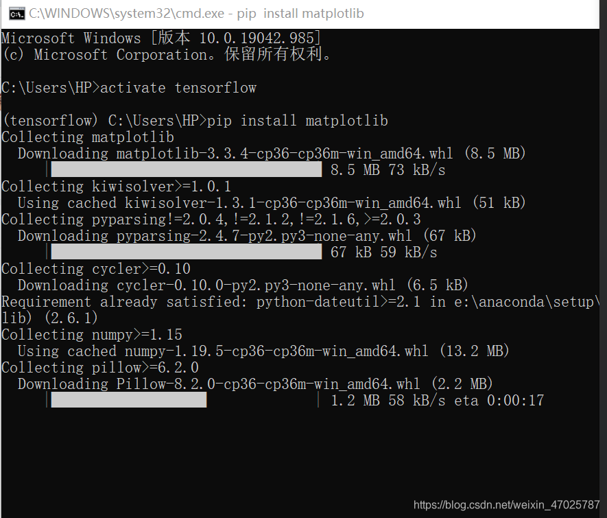 给python安装matplotlib模块以及遇到的问题_python安装matplotlib找不到-CSDN博客