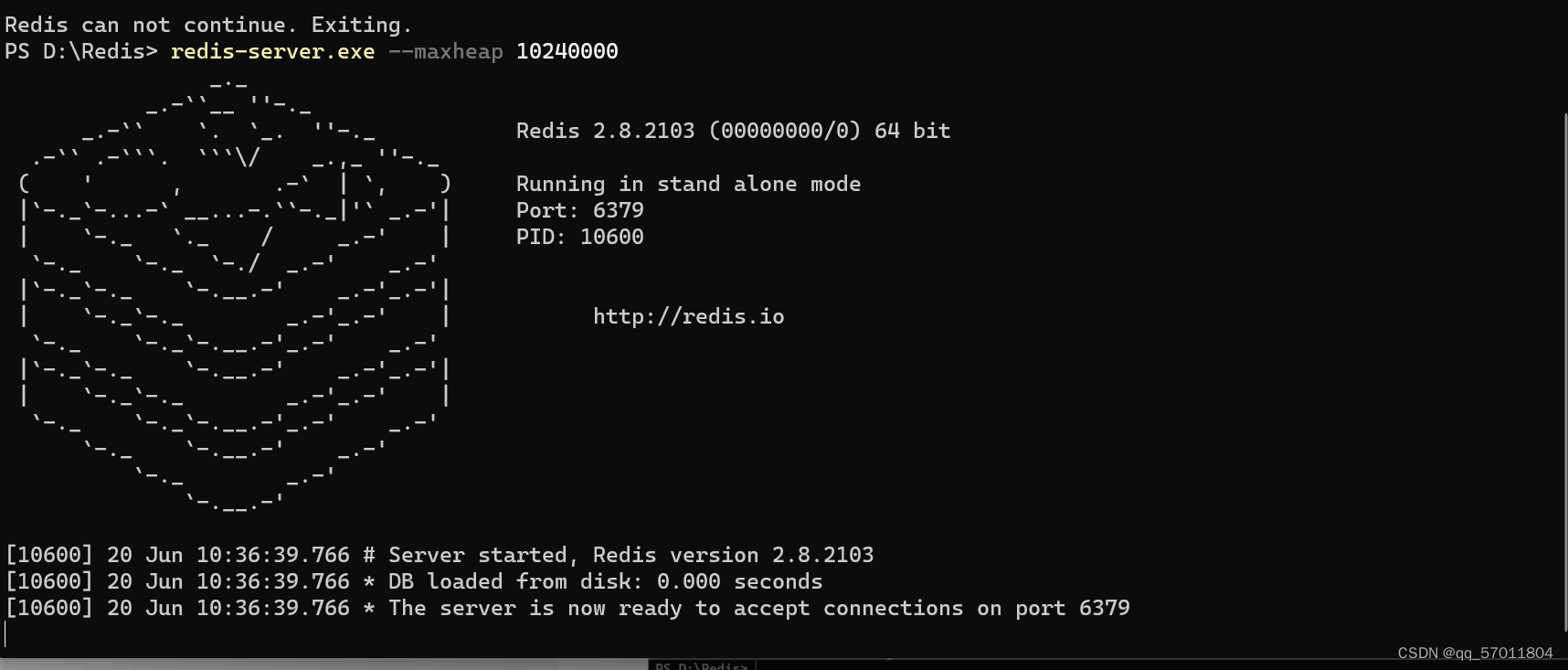 Redis启动出错_redis-server.exe无法运行是什么原因-CSDN博客