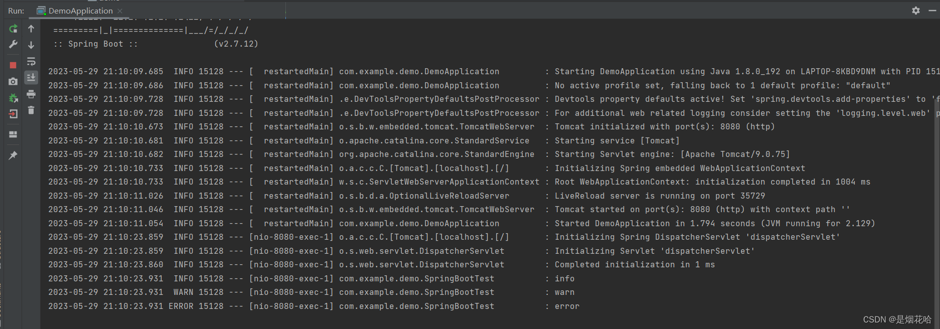 SpringBoot 配置文件和日志文件_springboot日志yml-CSDN博客