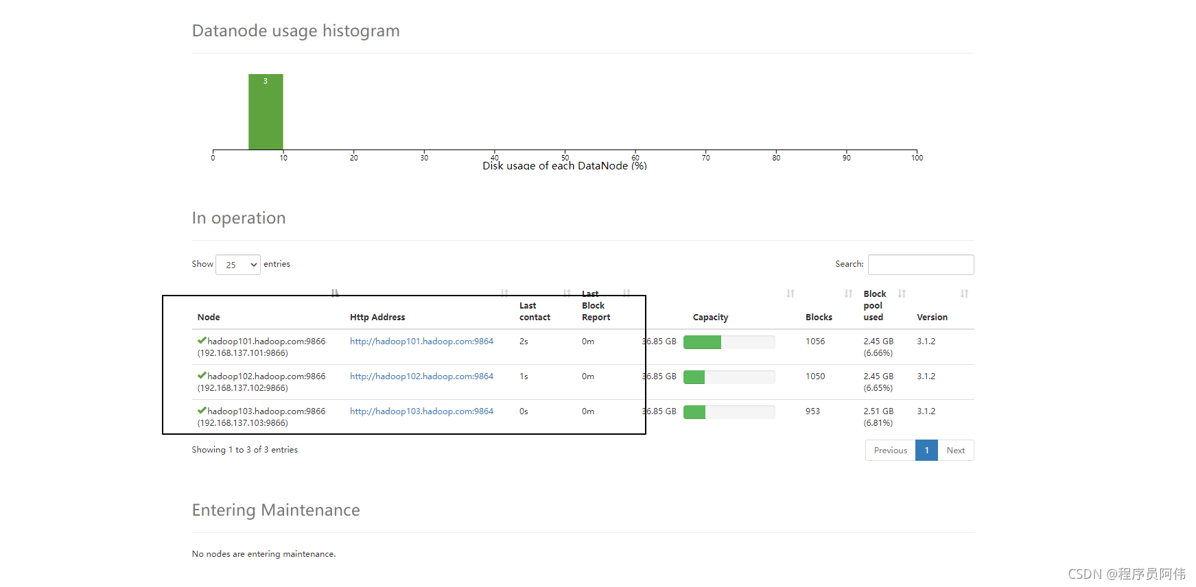 hadoop中的两个datanode节点的VERSION文件冲突，导致其中有一个datanode无法启动_datanode version-CSDN博客