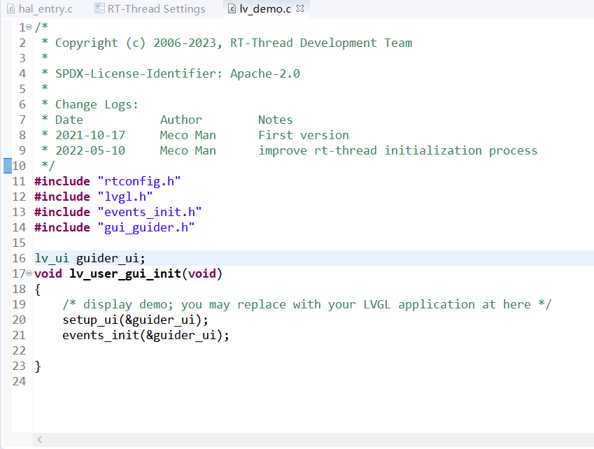 RT-Thread Studio上移植GUI-Guider-1.4开发LVGL8.2_rtos gui开发-CSDN博客
