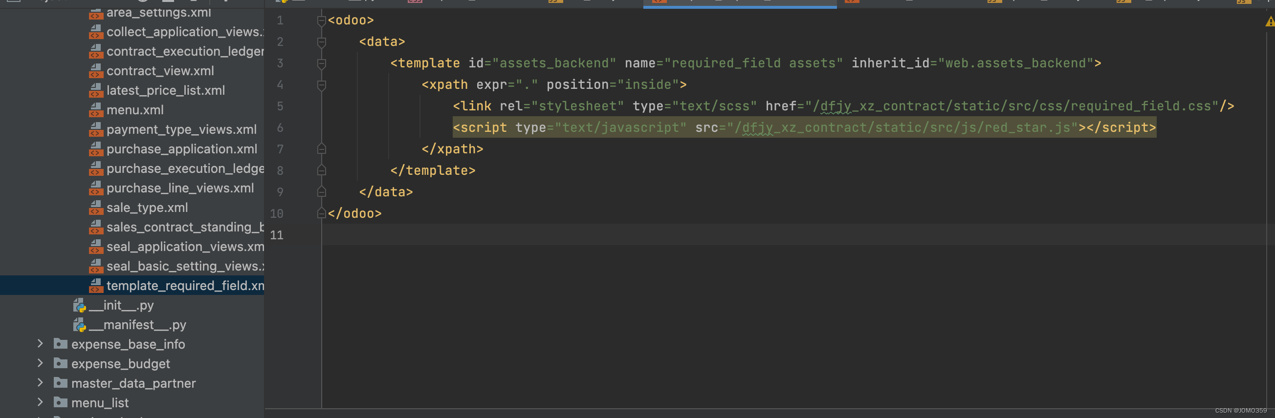 odoo14的tree视图字段增加必填标识_odoo14 必填字段增加-CSDN博客