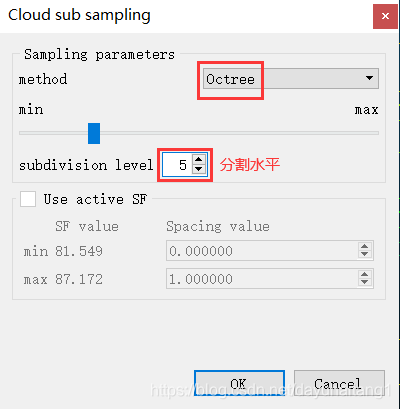 Subsample子采样(CloudCompare软件)-CSDN博客