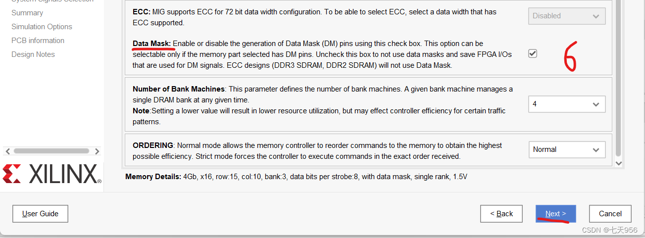 Xilinx32bit位宽DDR3读写控制模块编写（1）——MIGip核的设置_mig ip核的掩码-CSDN博客