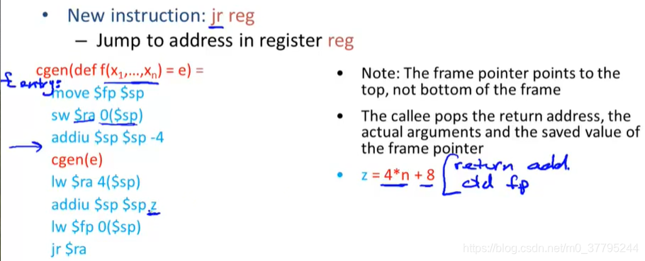 stanford cs143 Compilers 12.3 Code Generation II-CSDN博客