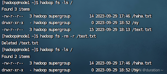 Hadoop基本操作 - HDFS文件系统操作_hadoop从words.txt中读取字符串并打印至控制台-CSDN博客