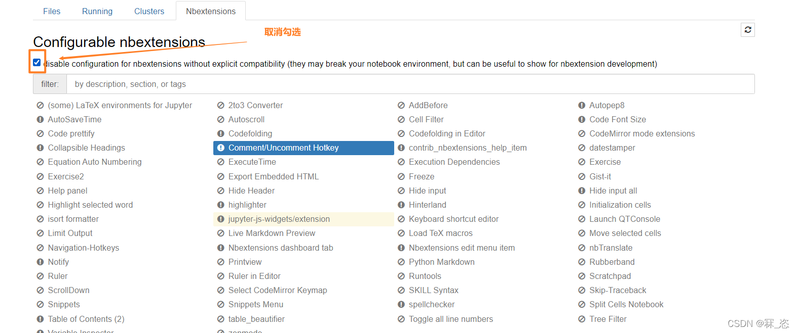 安装配置Jupyter Nbextensions-CSDN博客