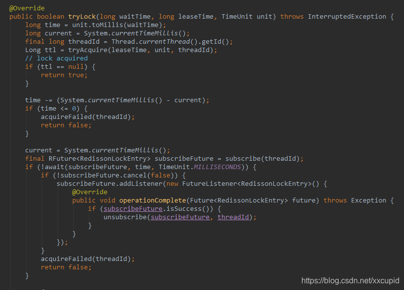 Redisson（2-2）分布式锁实现对比 VS Java的ReentrantLock之带超时时间的tryLock_redisson.trylock超时失效时间什么意思-CSDN博客