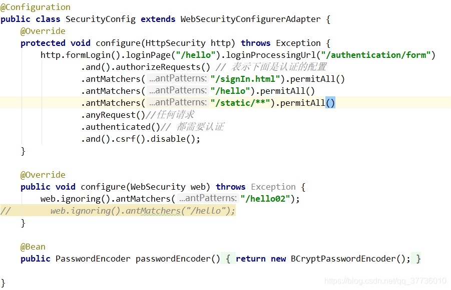 springboot项目中运行spring security 报 Error creating bean with name 'springSecurityFilterChain'。。。。错误 ...