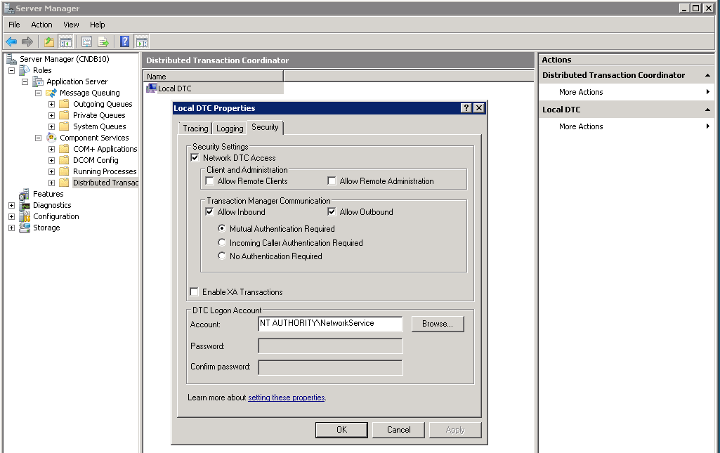 Infor SyteLine 8.02 DataBase Server Install(Summary)-CSDN博客