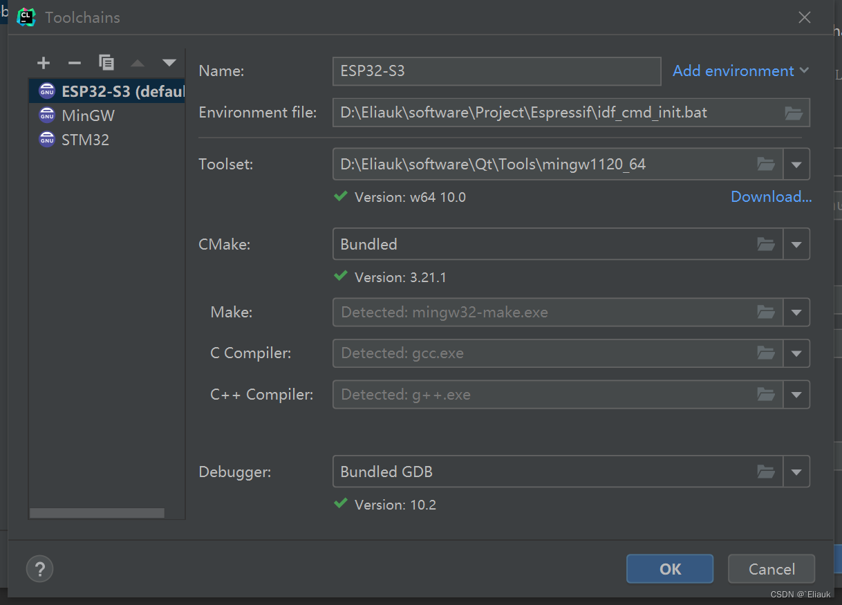 【ESP32 开发】| Clion 搭建 ESP32 开发环境_esp32 clion-CSDN博客