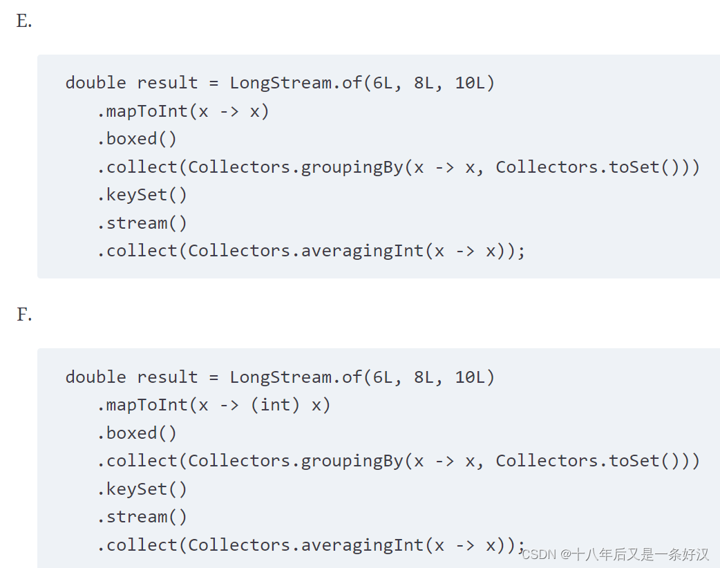OCP Java17 SE Developers 复习题10-CSDN博客