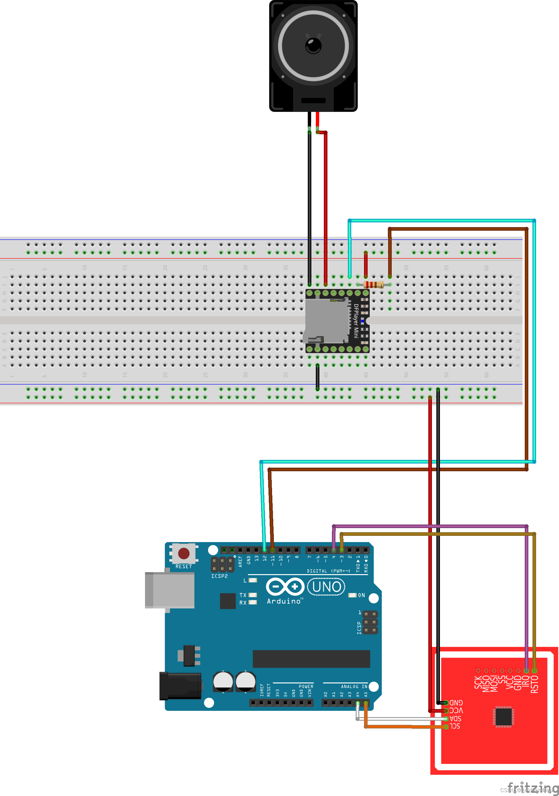 Fritzing软件绘制Arduino面包板接线图传感器模块库文件250_friting软件的rfid-CSDN博客